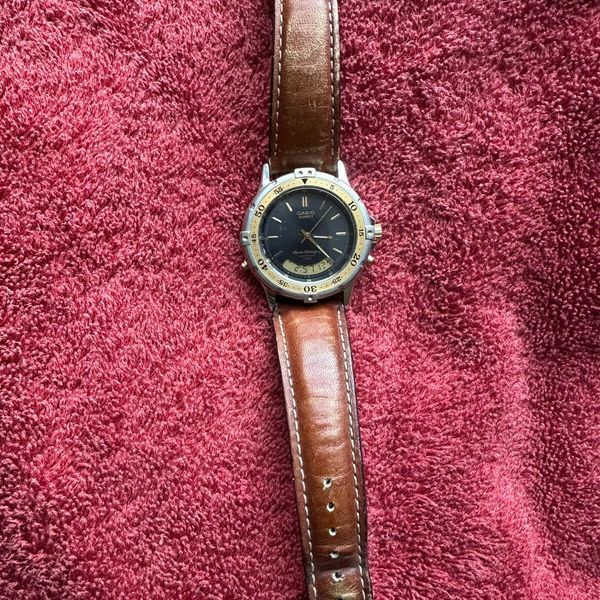 Vintage Casio Watch AD-510 388 Smiley WR100M Analog Digital ~ New ...