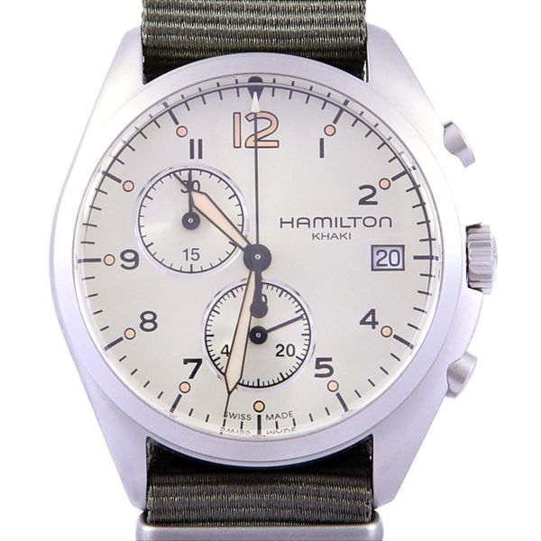 Hamilton Khaki Pilot Pioneer Chrono Quartz (H76552955) Market Price ...