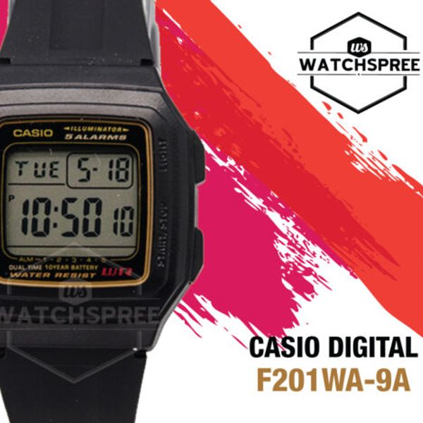 Casio Standard Digital Watch F201WA-9A | WatchCharts Marketplace