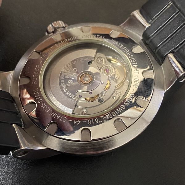 Oris TT1 Day Date 7518-44 Men's Watch Black Dial Analog Automatic from ...