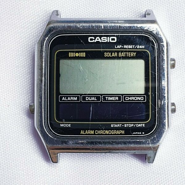 Vintage Casio Solar Battery Mod.189 SA-60 Japan Digital Watch parts ...