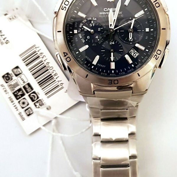 Casio Wave Ceptor WVQ-M410DE-2A2JF Tough Solar Atomic Radio Blue Watch ...