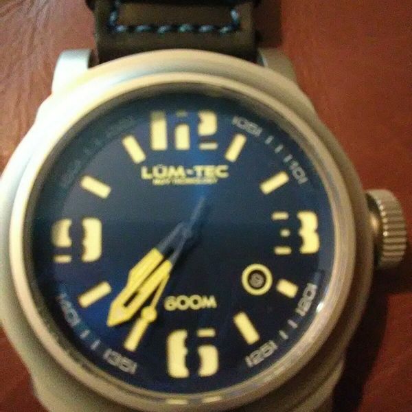 Lum-Tec Abyss 600 m-2 rare blue watch | WatchCharts Marketplace