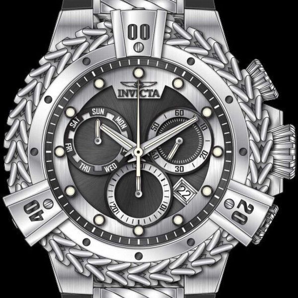 Invicta Men's Bolt Hercules Watch 53MM Case Swiss Movement Chronograph ...