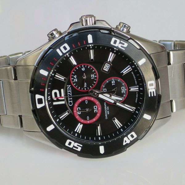 Gents Citizen WR100 Chronograph Sports Watch F500-S085306 | WatchCharts ...