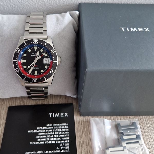 Timex Deepwater Reef Gmt Diver 200m Divers Watch | WatchCharts Marketplace