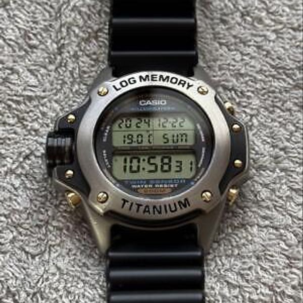 Good Design Award Winner Casio Diving King Dep-700 Titanium Divers ...