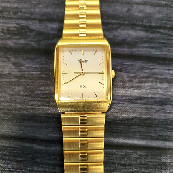 Rare Vintage Mens Seiko SX V701-5K00 Tank Watch Pristine Condition New Battery | WatchCharts ...