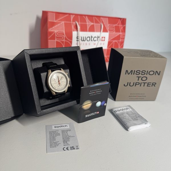 Swatch x Omega Bioceramic MoonSwatch Mission to Jupiter 100% Authentic ...