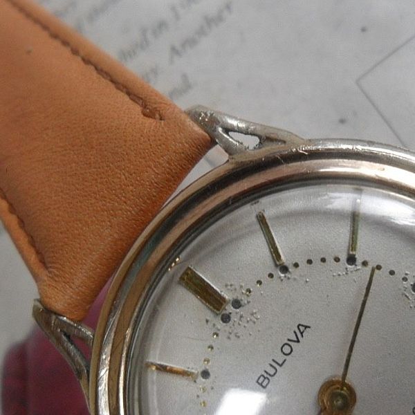 Open Cat Ear Lug Vintage Men's 1959 Bulova Sea King Mechanical Watch ...