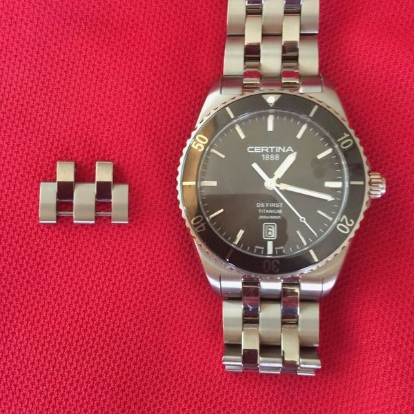 Certina DS First Ceramic Titanium Men's Quartz Watch C0144104408100 ...
