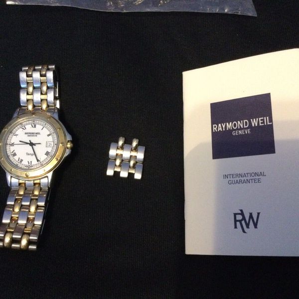 Raymond Weil Geneve Tango 5560 Sapphire Crystal Men's Watch 35mm ...