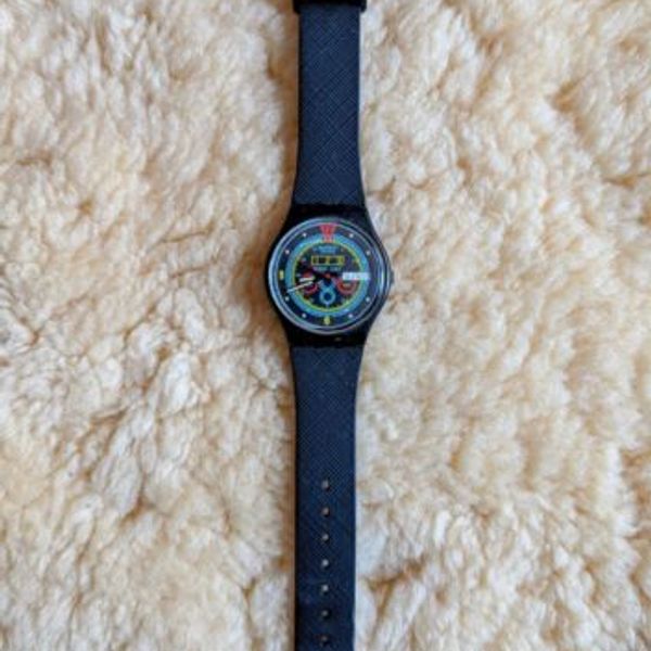 Swatch 1987 Regular model NAVIGATOR GB707 with new belt | WatchCharts ...