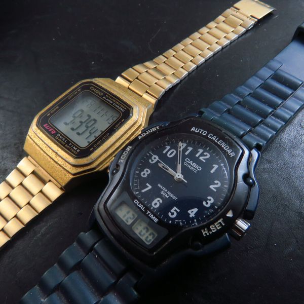 Two Casio Alarm Chrono Dual Time Quartz Men Watch | WatchCharts Marketplace