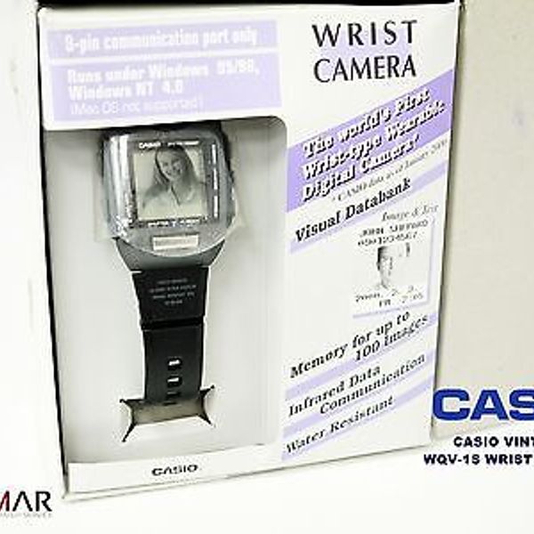 Casio Vintage Collection WQV-1 NOS Wrist Camera, Visual Databank ...