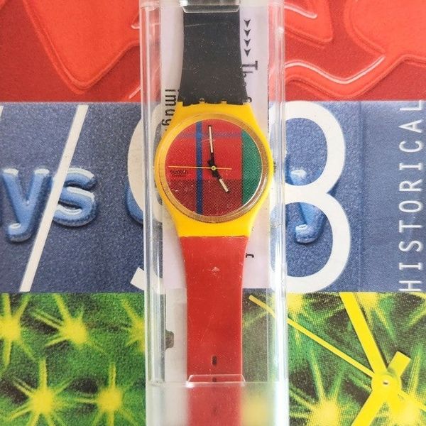 Swatch MCGREGOR GJ100 1985 Standard Gents Rare vintage watch ...
