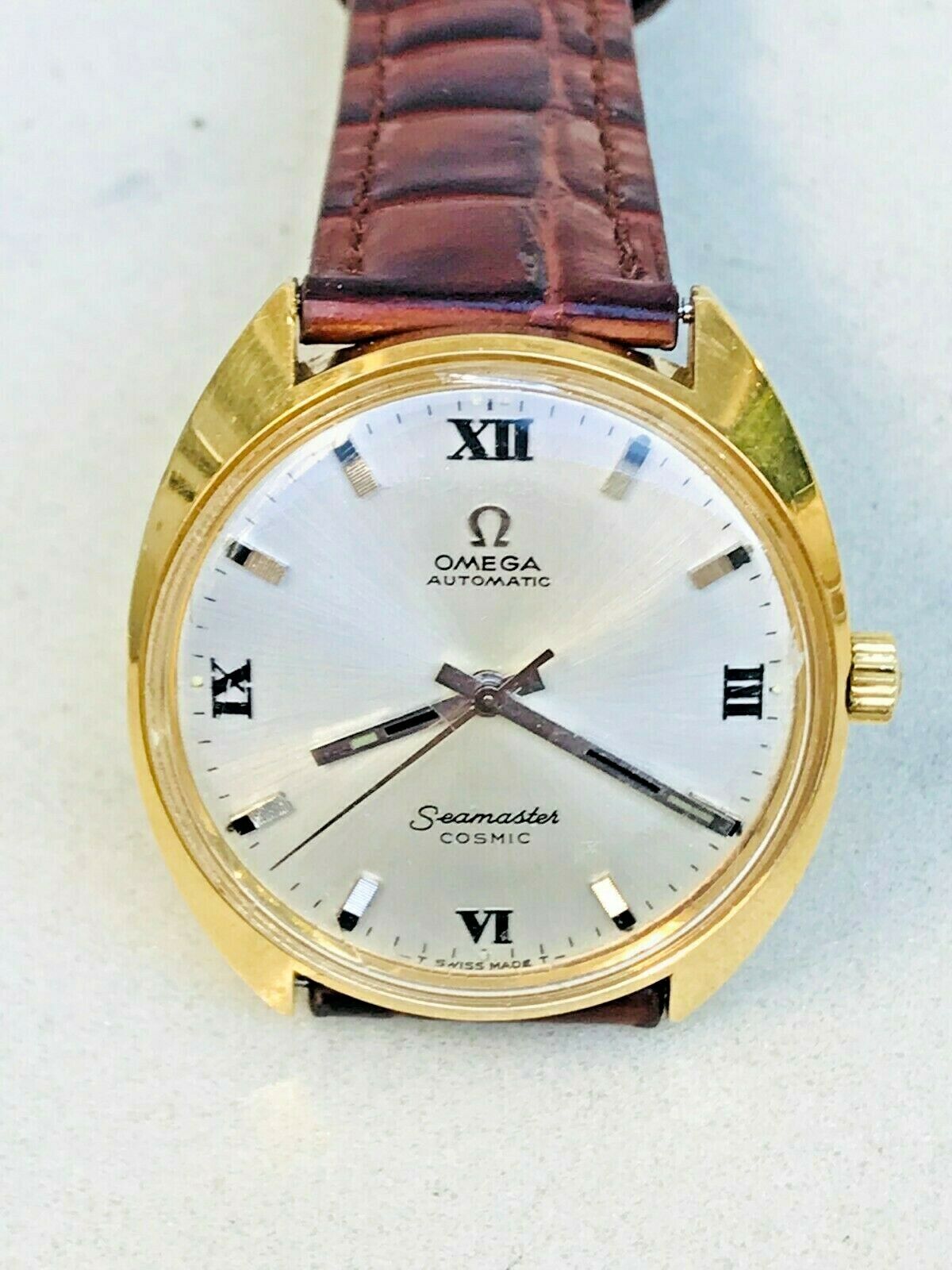 Vintage Omega Seamaster Cosmic Gold-Plated Men’s Automatic Watch 166026-Tool 107 | WatchCharts ...
