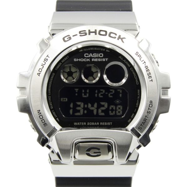 [Used] beautiful product CASIO G-SHOCK G-Shock GM-6900-1ER metal bezel parallel import metal ...