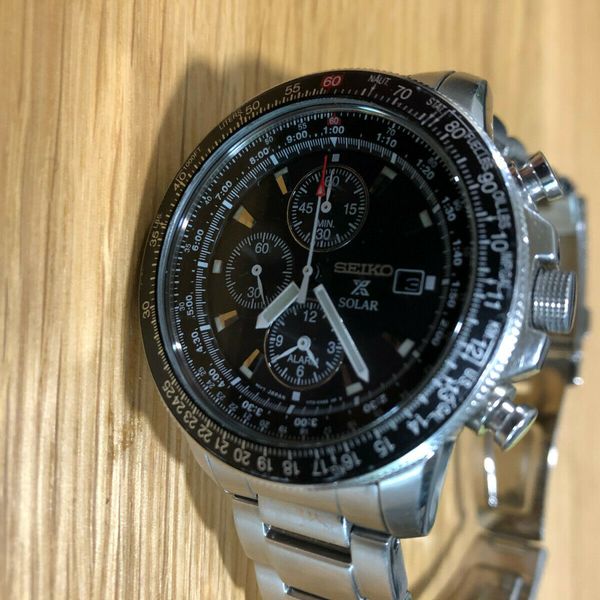 Used Seiko SSC009P1 Prospex Solar Chronograph Flightmaster ...