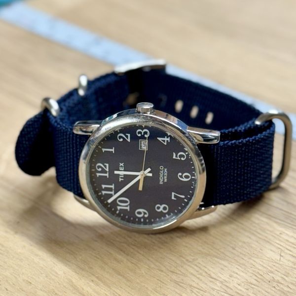 Timex Indiglo Menâ s Field Military Style Watch Quartz Blue 38mm ...