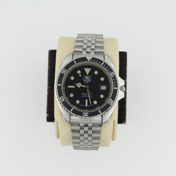 Tag Heuer 844/5 Mens 1000 Automatic Watch Black & Silver 844 Monnin ...