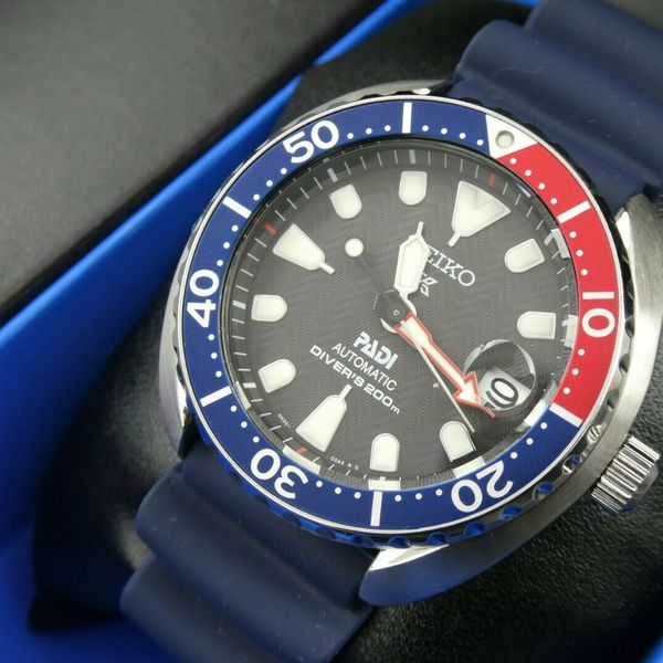Seiko Prospex Padi Automatic Divers Special Ed “Mini Turtle” 4R35-02K0 ...