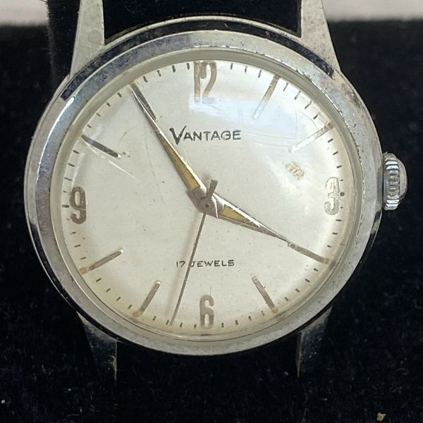 Vintage Menâ s VANTAGE by Hamilton Watch, Hand Wind 17J - NOT RUNNING ...
