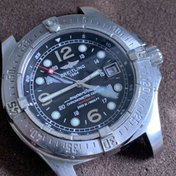 Genuine Breitling Superocean Watch 44mm Ref A17390 | WatchCharts ...