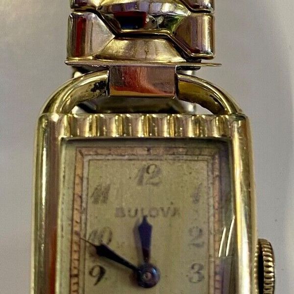 Vintage 1939 Bulova American Eagle Wrist watch 21 Jewel Movement ...
