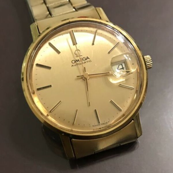 Omega Automatic Mens Watch With Duchess USA 10k Gold Filled Bracelet ...