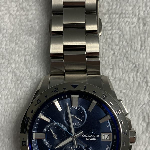 [$425 USD] FOR SALE: CASIO OCEANUS T3000 BLUETOOTH TITANIUM WATCH FULL ...