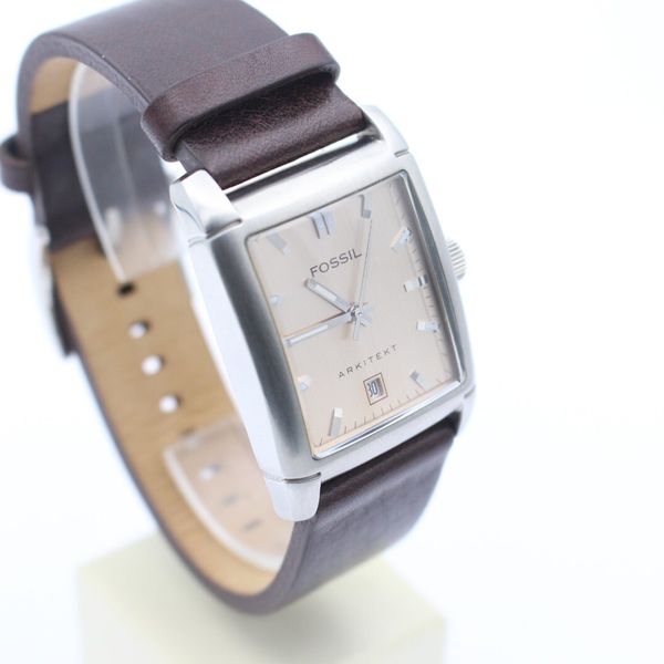 Fossil Arkitekt Men's Watch FS-2967 Stainless Steel Leather 31 mm Like ...