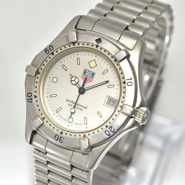 New Battery Tag Heuer Professional 2000 962.213 200m Qz Men's Watch Silver Dial | WatchCharts ...