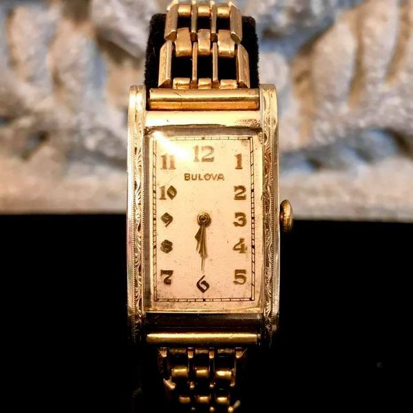 RESTORED 1936 BULOVA "PHANTOM" VINTAGE RARE MENS ART DECO 8AE WATCH ...