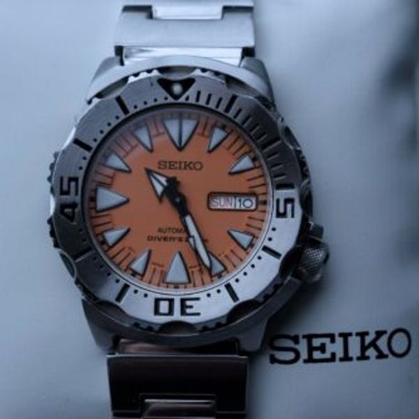 **VERY RARE** Seiko SRP309 ORANGE MONSTER GEN 2 - With box and all ...