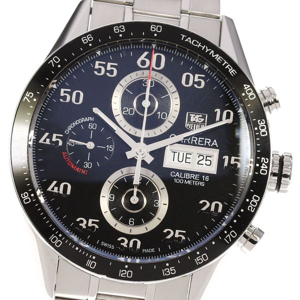 With warranty [TAG HEUER] TAG Heuer Carrera Caliber 16 Chronograph Day ...