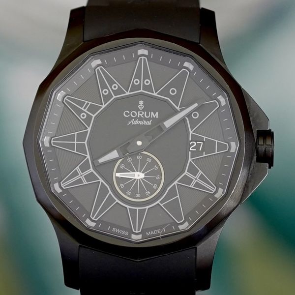 Rare! Corum Admiral Legend 42 All Black 1 of 100 | WatchCharts Marketplace