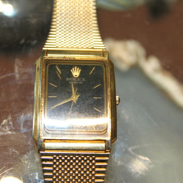 Rolex Geneve Cellini Rectangular Watch (As Is) | WatchCharts