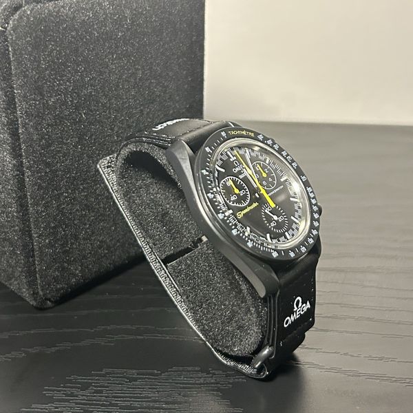 Omega x Swatch Custom Made Dark Side Of The Moon Watchâ Brand Newâ ...
