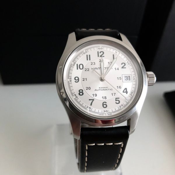 FS Hamilton Khaki Field Auto 38 mm Silver dial H704450 | WatchCharts