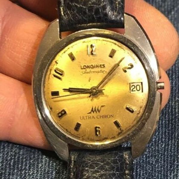 Vintage LONGINES ULTRA-CHRON Mens Automatic Watch Cal 431 Parts Or Restore | WatchCharts Marketplace