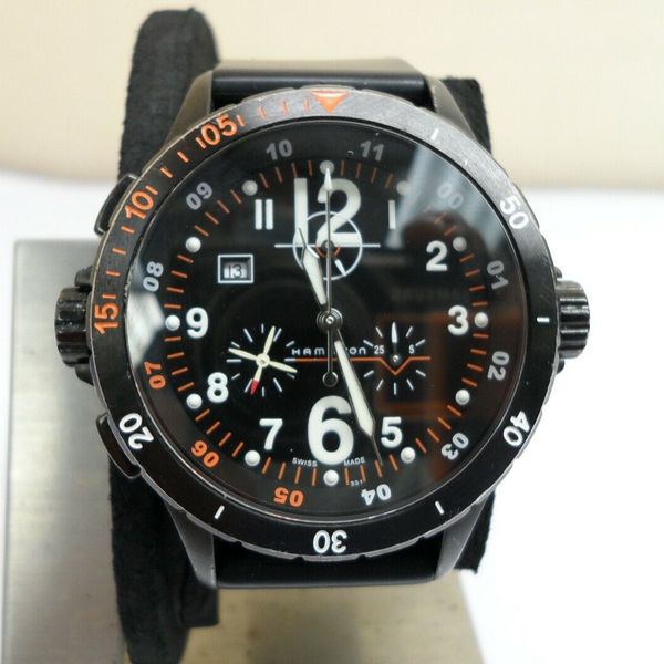 Hamilton Khaki Air Quartz Chrono ref: H745920 Men Wristwatch ...