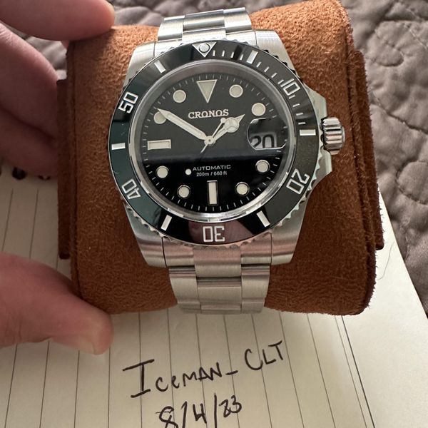 [WTS] Cronos Sub Homage PT5000 Movement | WatchCharts