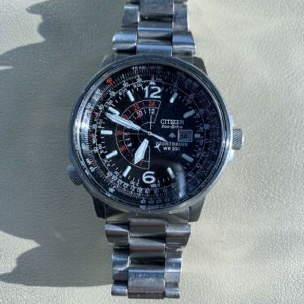 Citizen Eco-Drive Nighthawk WR200 BJ7000-52E Mens Wrist Watch | WatchCharts