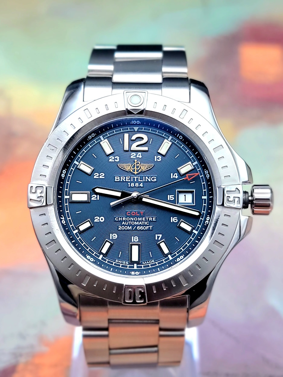 FS: Breitling Colt 44mm Automatic A17388 S. Steel Men's Watch Excellent ...