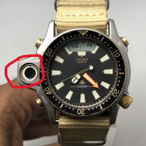 Vintage Citizen Promaster C022-088093 Aqualand Diver 200m Quartz Men's ...