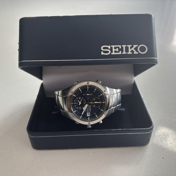 Seiko Sportura Chronograph 7T32-6N00 (2004) - Fully Working, Brand New ...