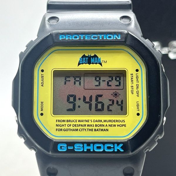 1 of 1000! Auth CASIO G-Shock Limited Edition BATMAN Wristwatch Watch ...