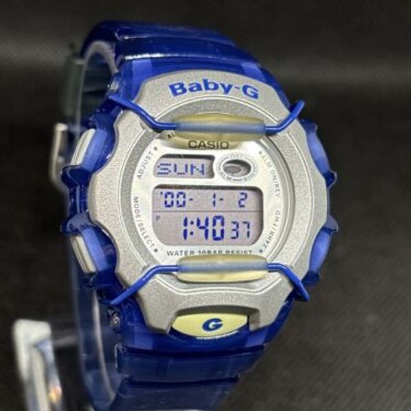 Casio Baby G Blue Digital unisex Watch BG-460 2288 day date 42mm New ...