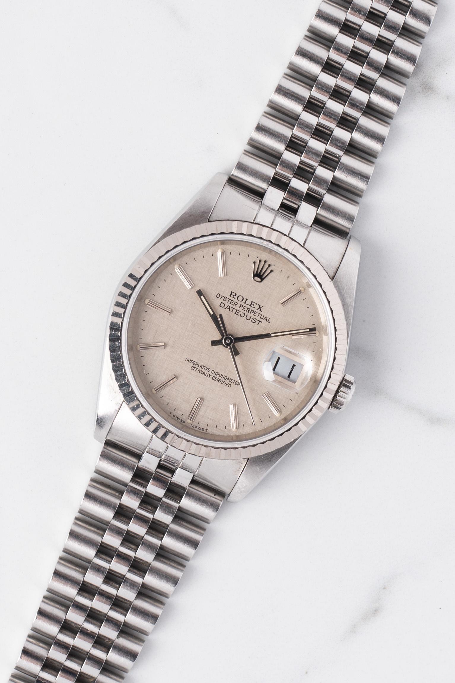 FS: 1988 Rolex Datejust 16234 Linen Dial | WatchCharts Marketplace